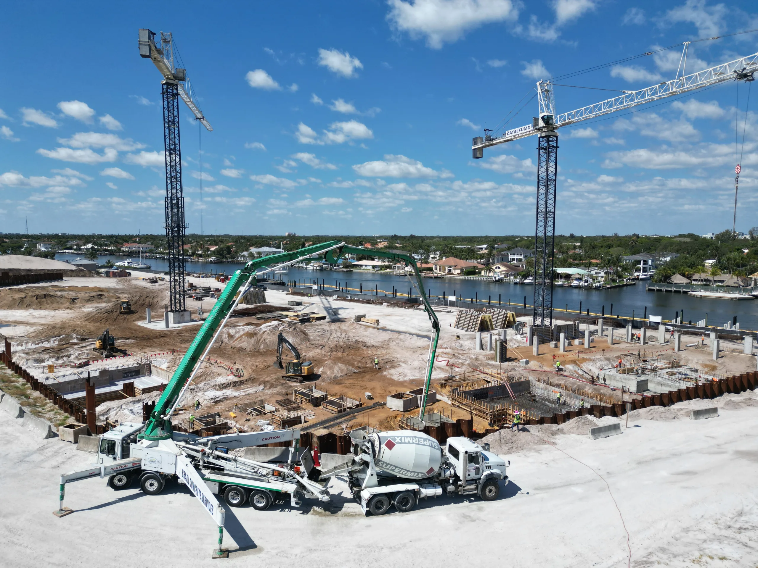 North Tower Foundation Bases & Support Pillars Poured - OFFICIAL SITE ...
